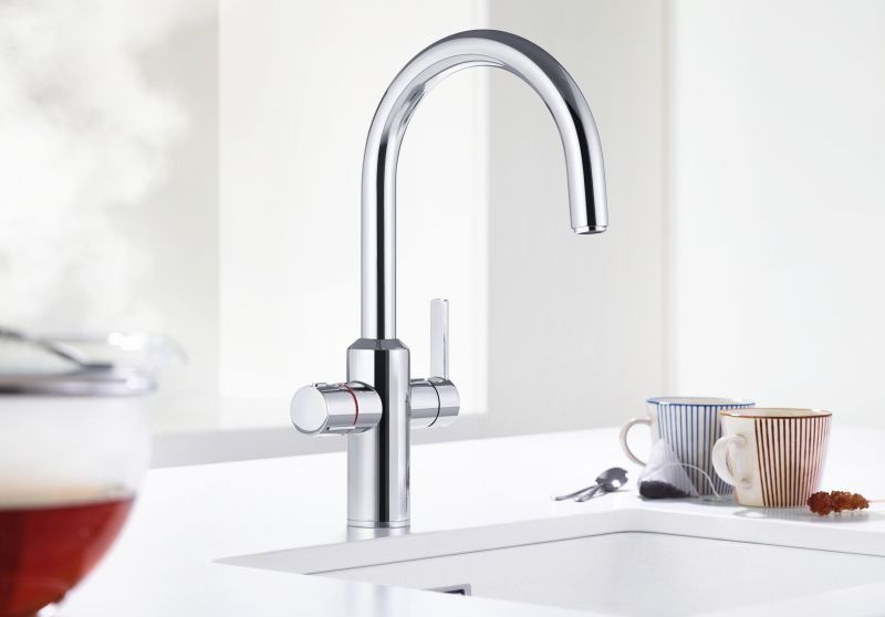 Blanco Tap - Tampera Hot 3n1 Hot Tap Stainless PVD