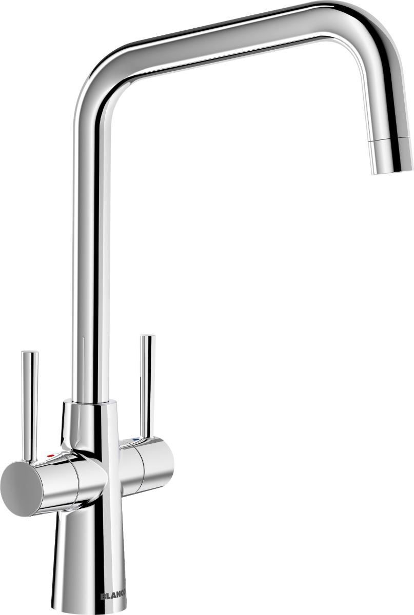 Blanco Tap - Jax TWIN ULP Chrome MIXER