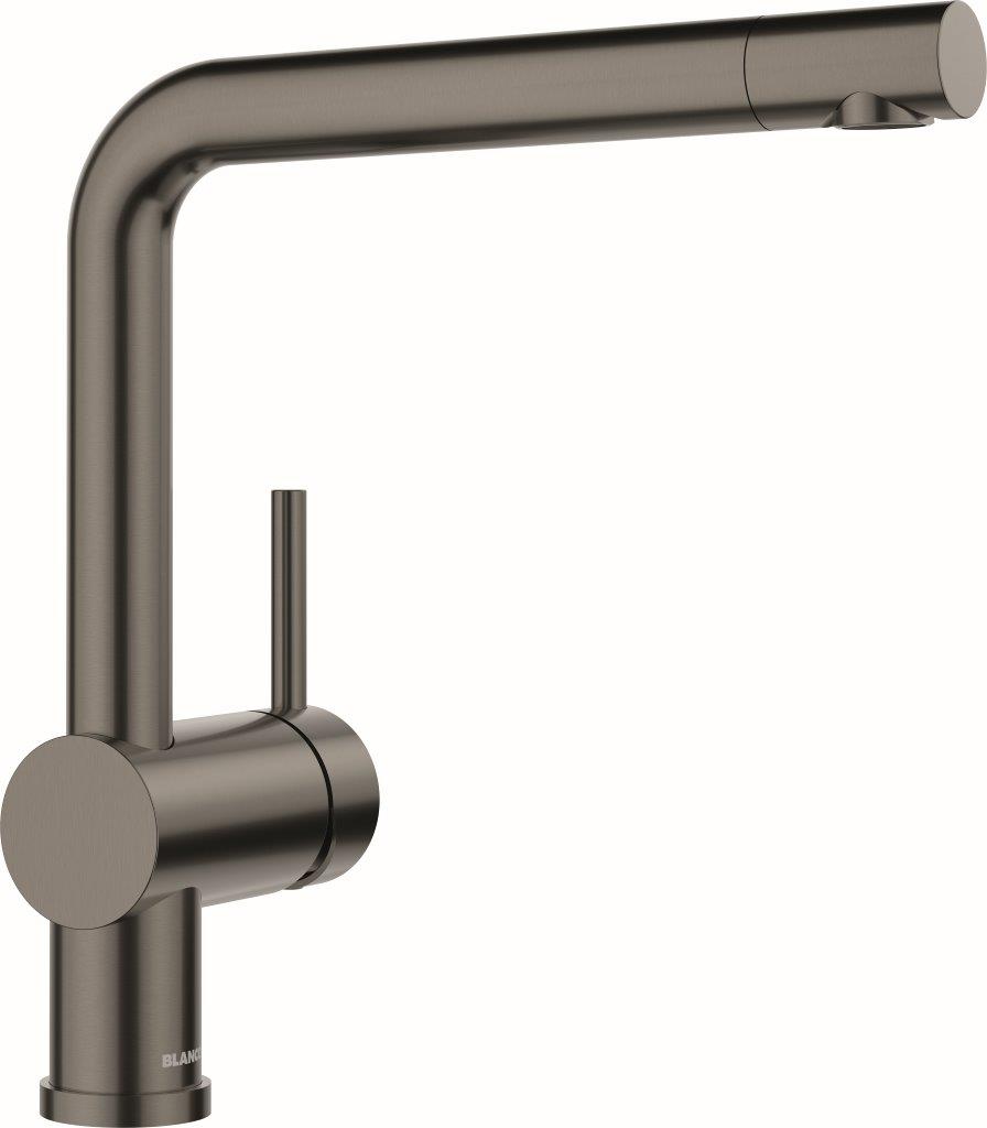 Blanco Tap - Linus RH HP Satin Dark Steel Mixer Tap