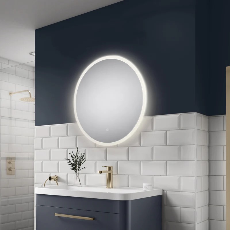 Sensio Bathroom Como Round Backlit Colour Changeable LED Mirror ...